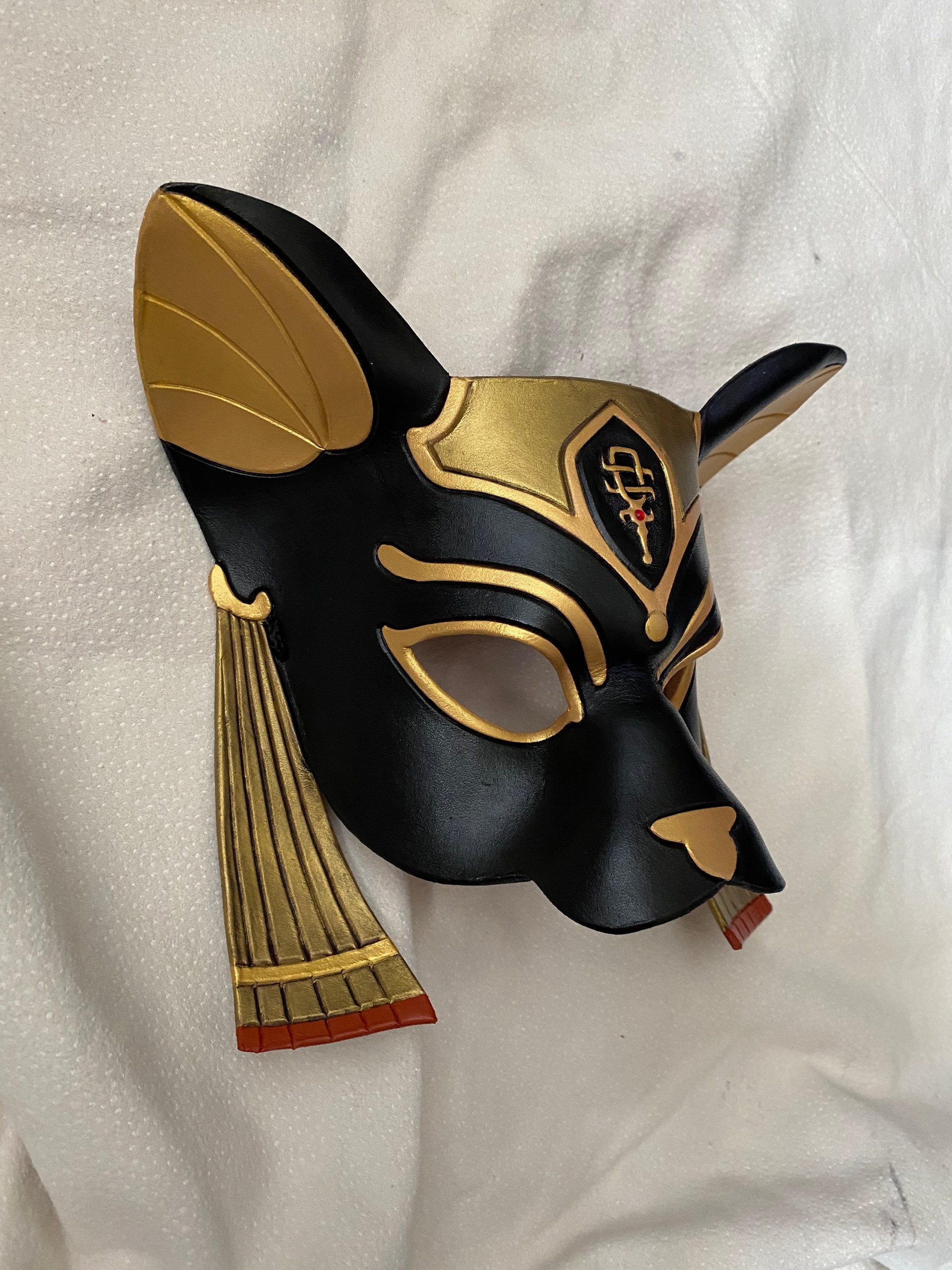 Made to Order - Egyptian Cat Goddess of Music and Dance, Bastet Leather ...