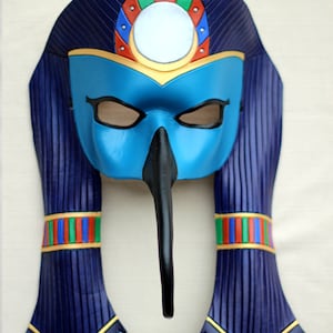 Made to Order: Egyptian Thoth Leather Ibis Mask - Etsy