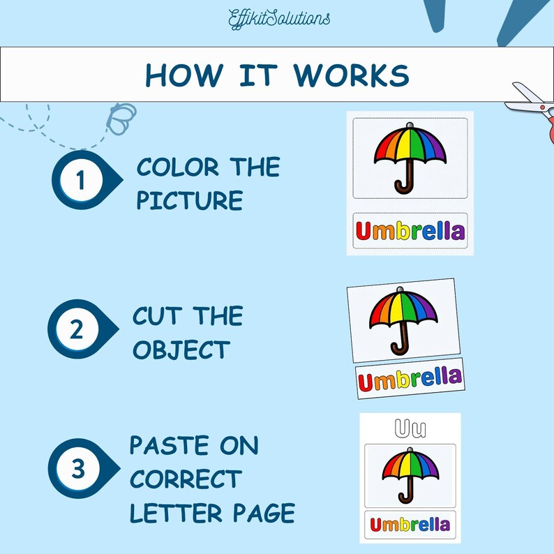 Alphabet Cut and Paste Workbook | A-Z Letter Matching Activity ...
