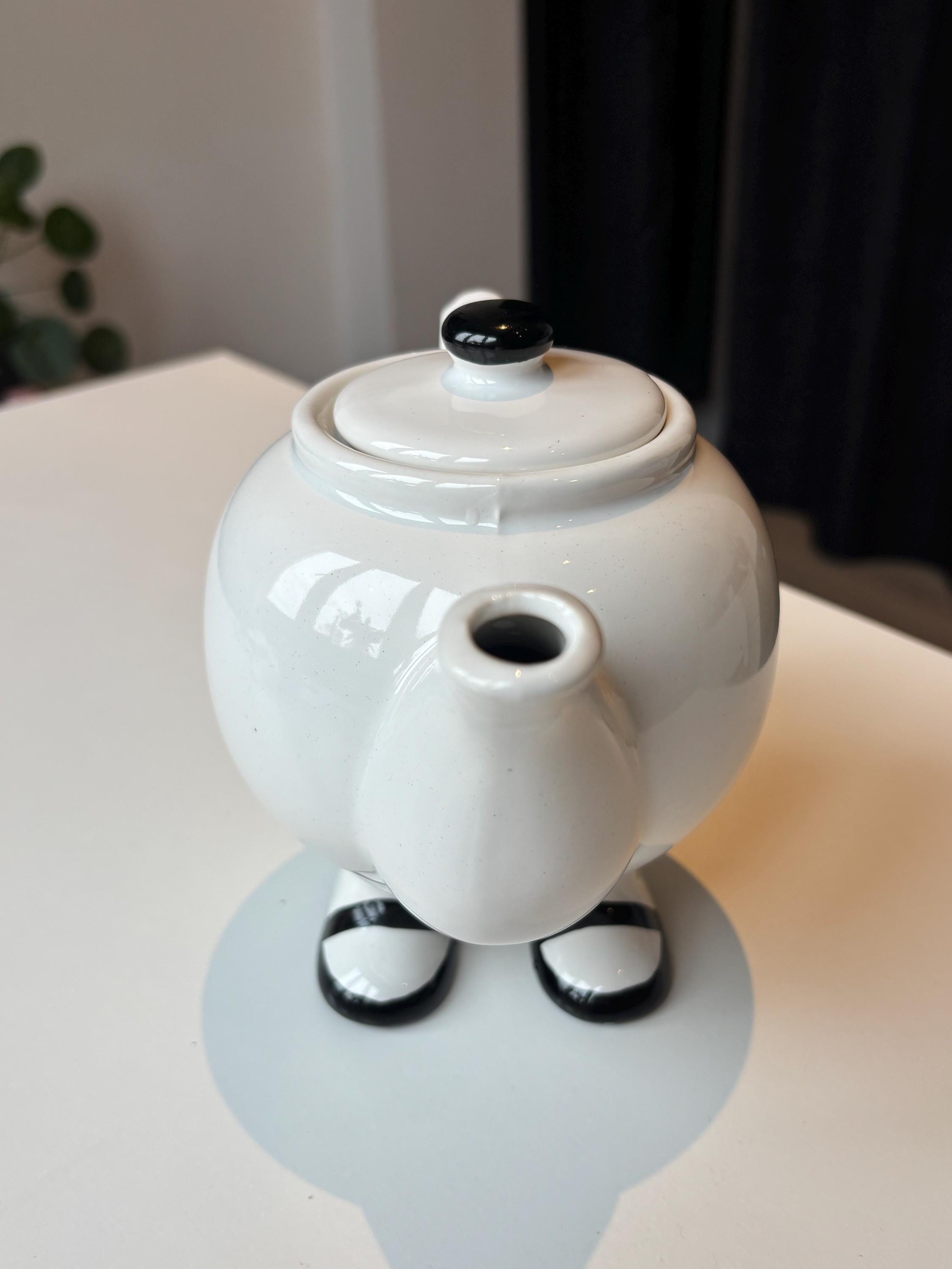 Vintage Whimsical Teapot Inspired by Carlton Walking Ware - Functional ...