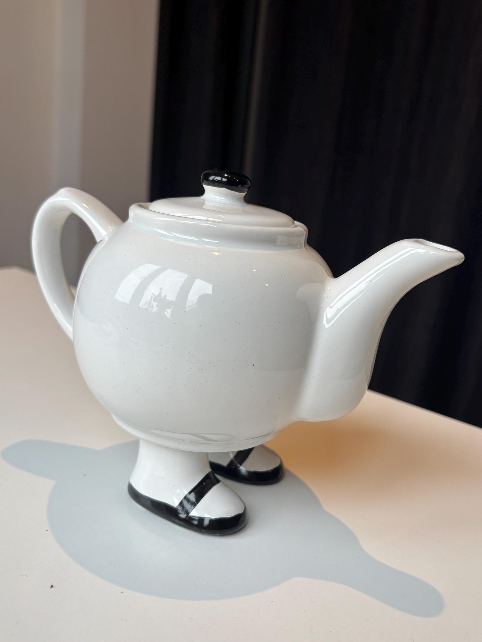 Vintage Whimsical Teapot Inspired by Carlton Walking Ware - Functional ...