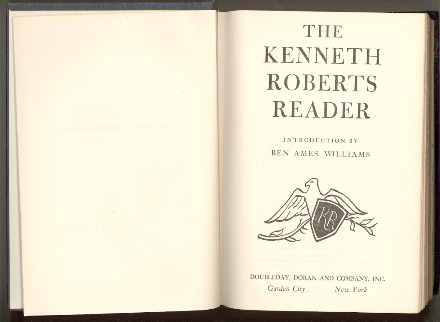 The Kenneth Roberts Reader : A Collection From His Books - Etsy