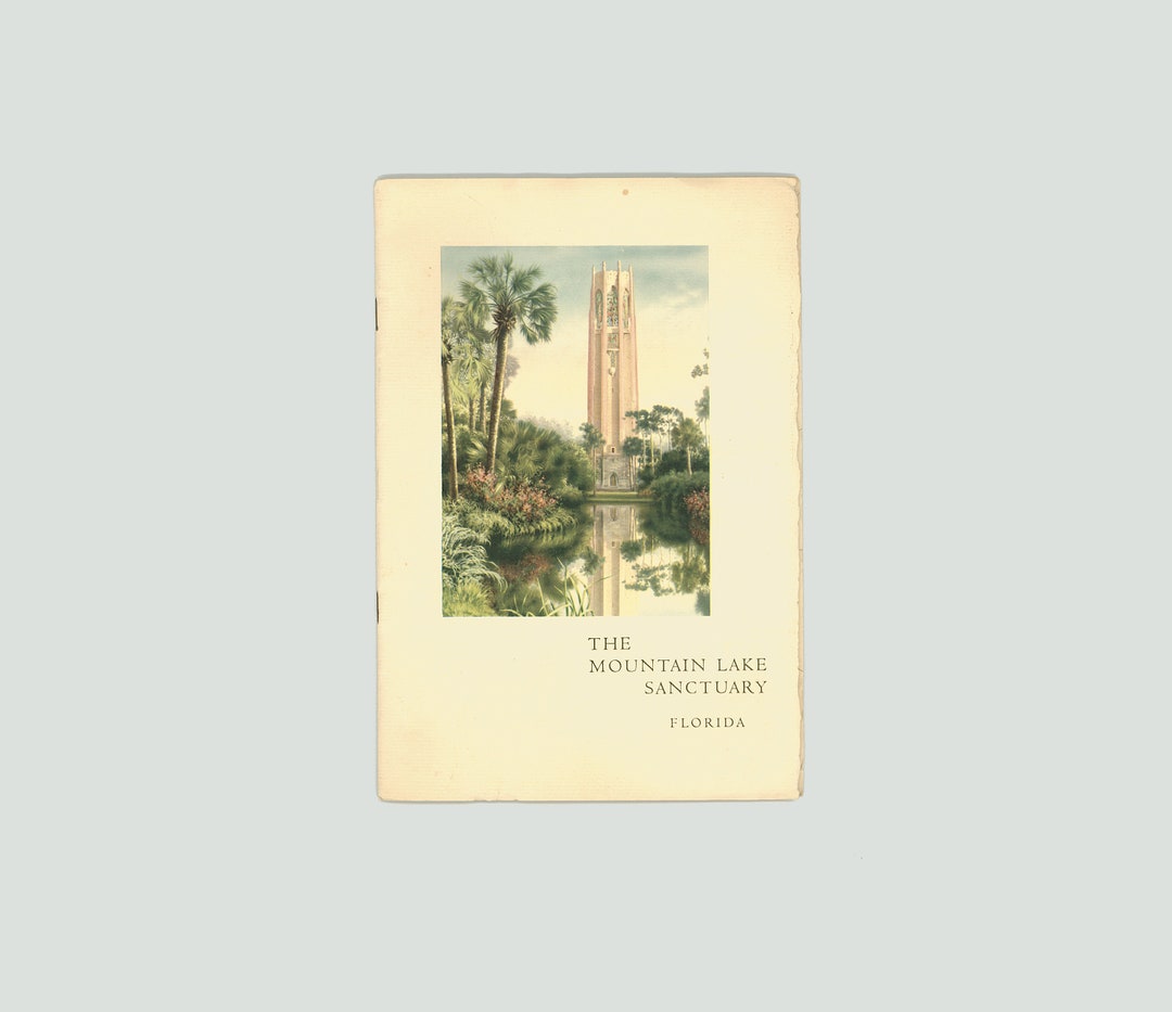 Mountain Lake Sanctuary Florida. 1940 Souvenir Book Featuring Carillon ...