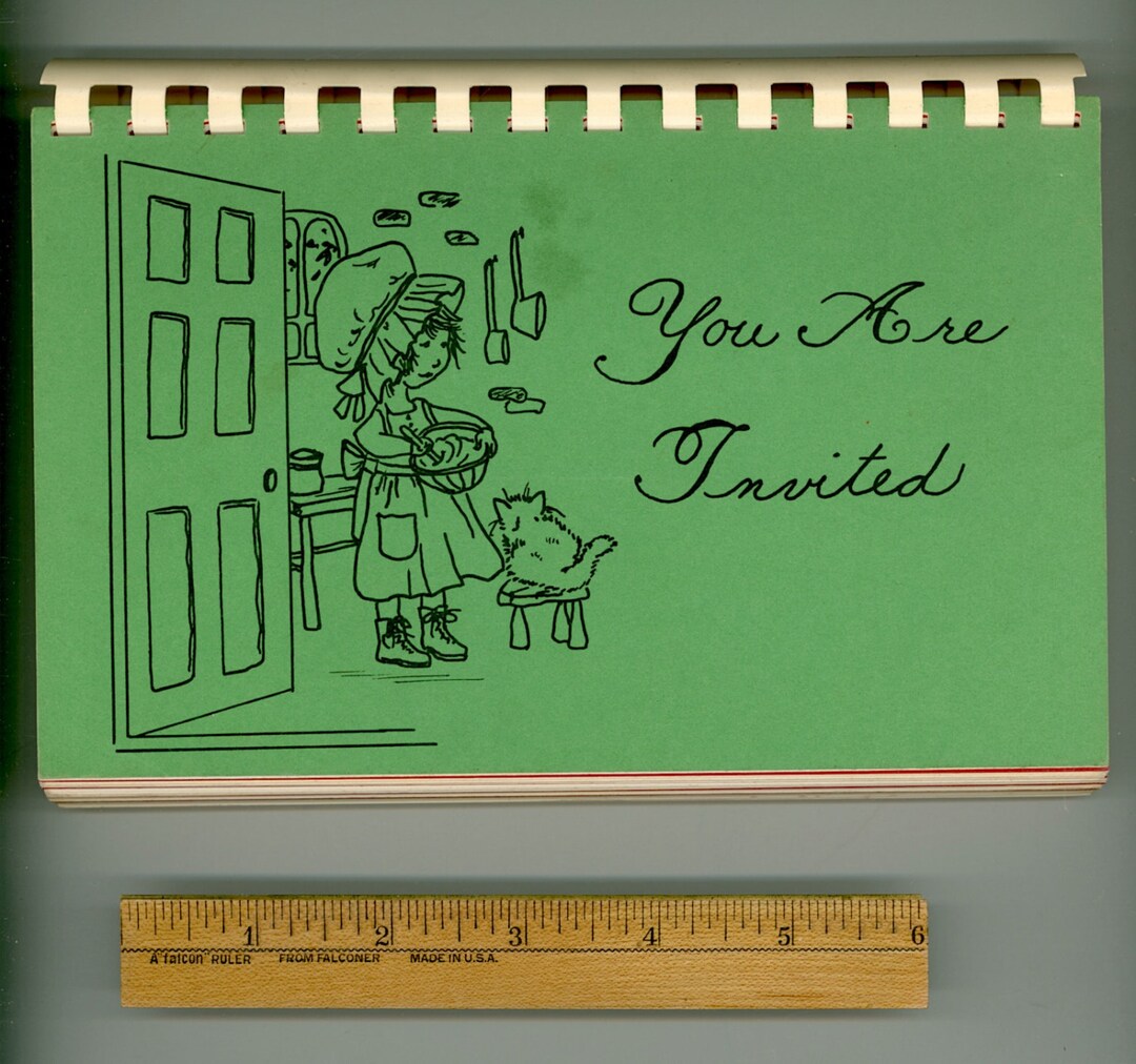 You Are Invited Community Cookbook the Children's Board - Etsy