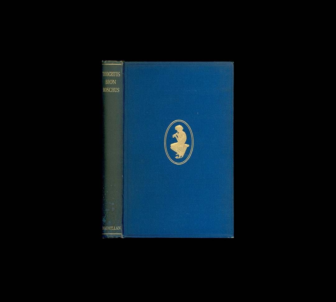Ancient Greek Bucolic Poets Theocritus Bion Moschus Book - Etsy