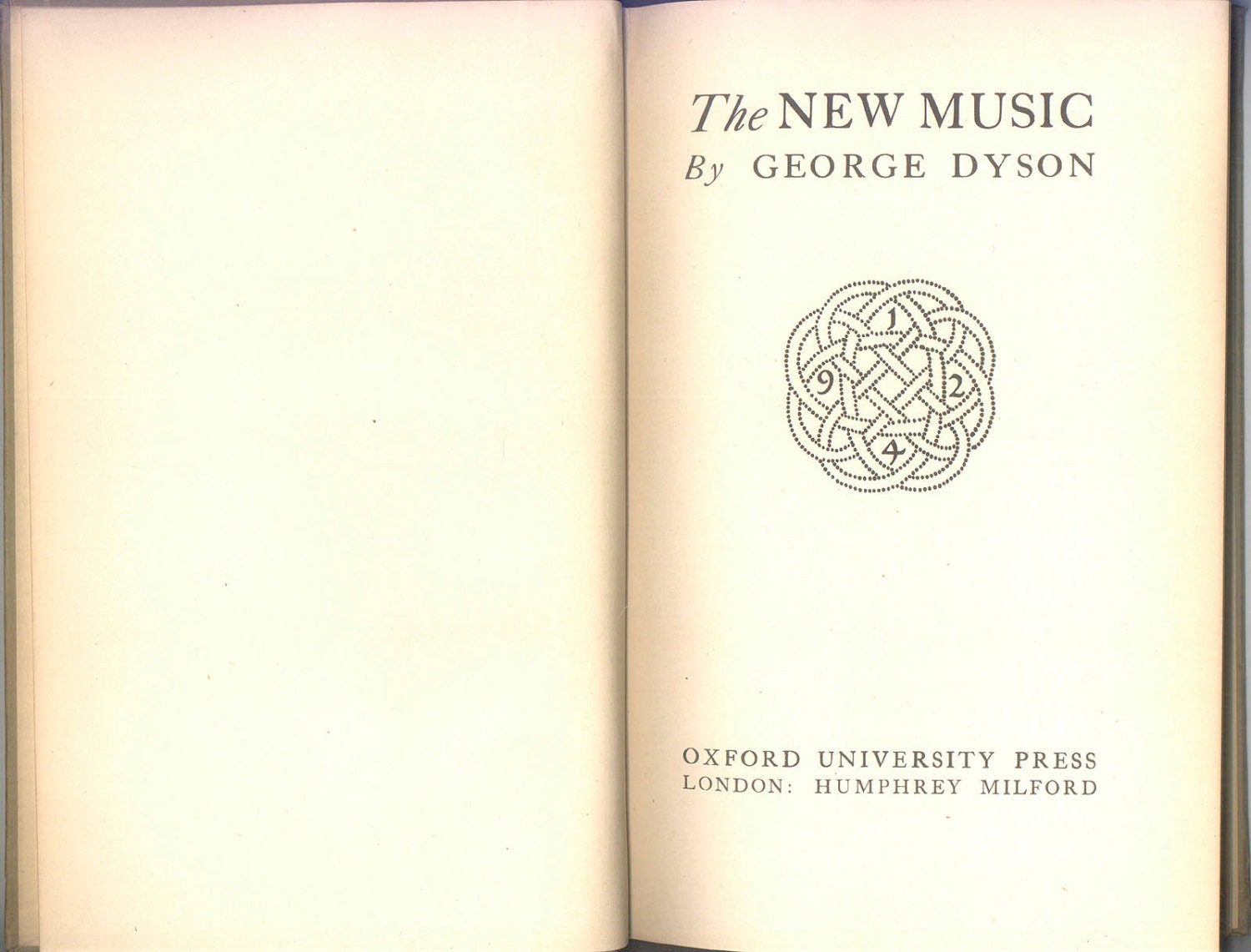 The New Music by George Dyson A Fascinating Monograph on - Etsy