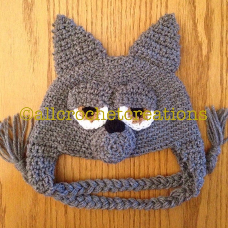 Crochet Wolf Hat - Etsy