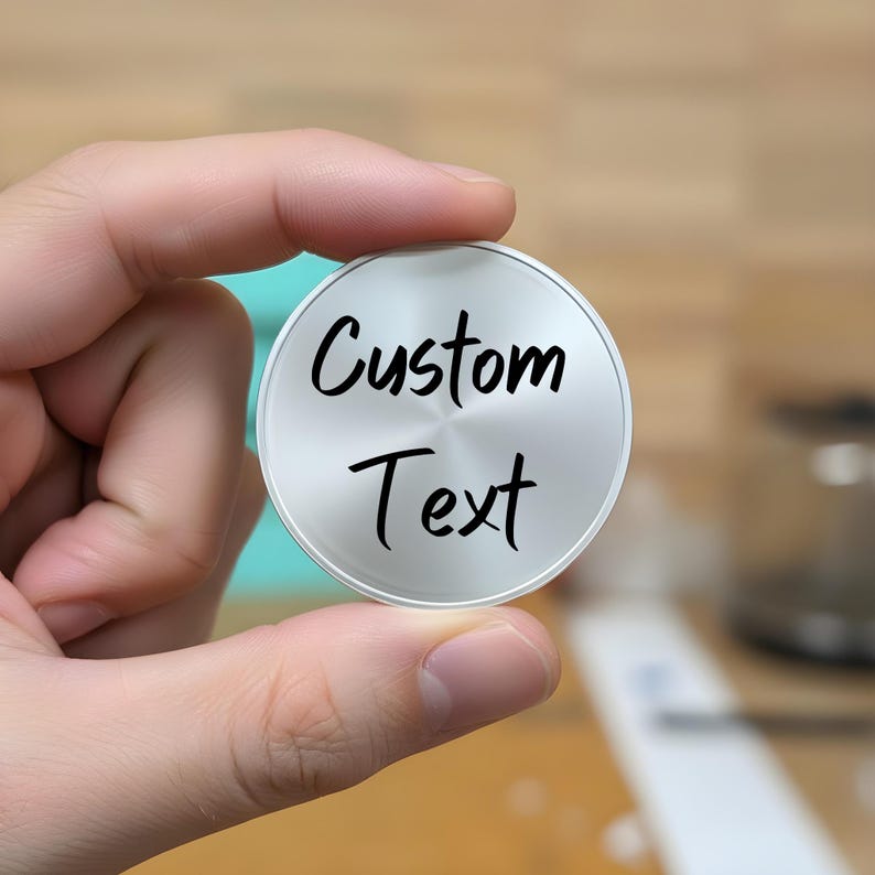Custom Text Coin, Custom Name Coin, Personalized Coin, Decision Making ...