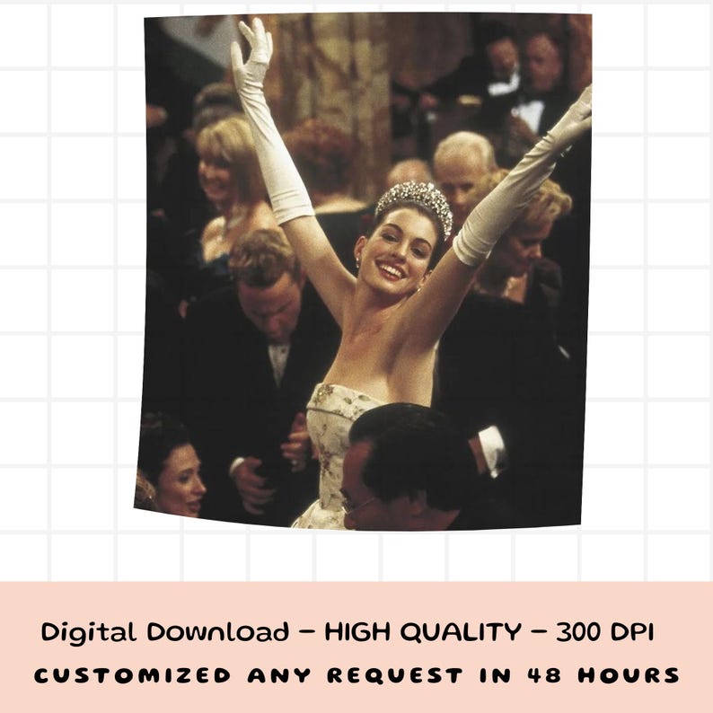 Anne Hathaway Png Genovia Princess Diaries Tpng Princess Dairies Tee ...