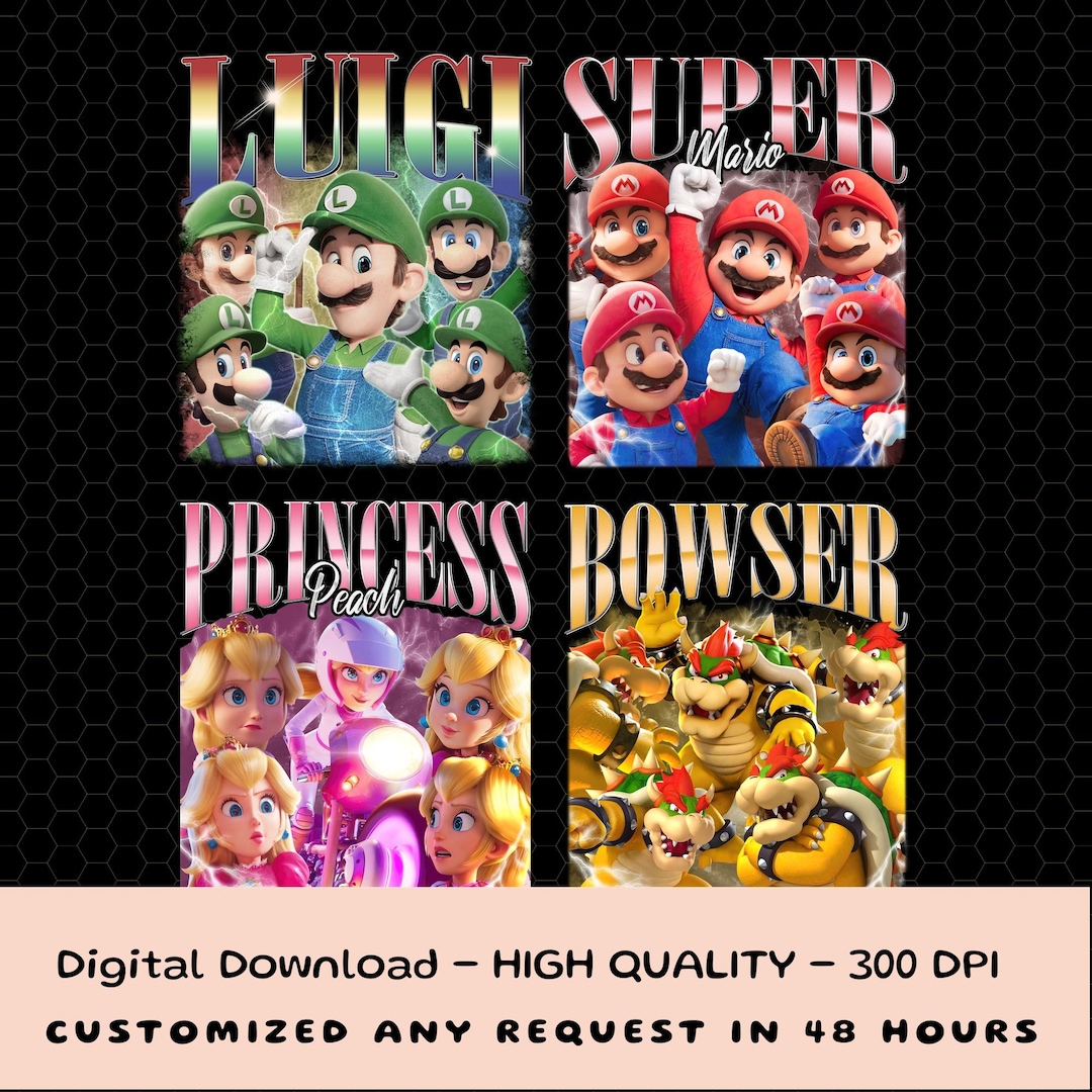 4+ Bundle Super Mario Friends Png, Friends Universal Png, Universal ...