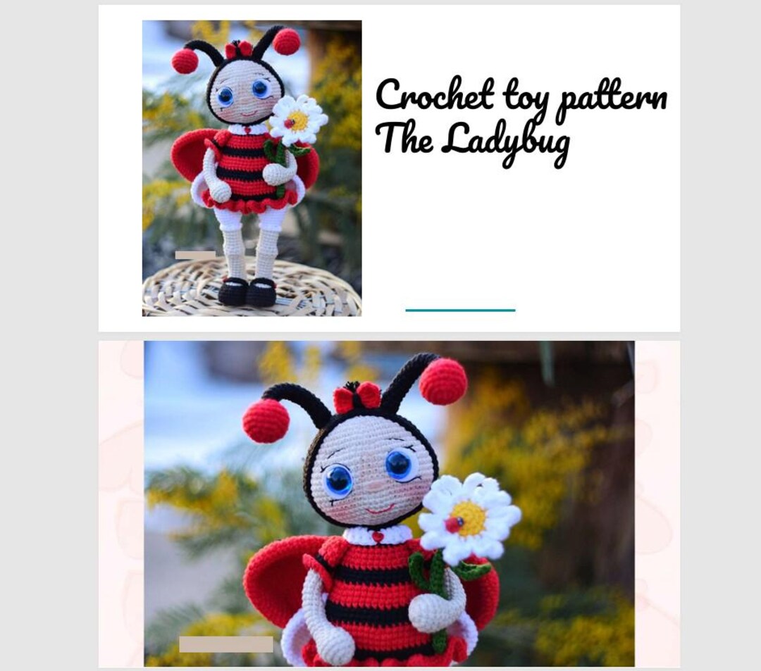 Ladybug Sprite - Critter Stitch Crochet Pattern Amigurumi - Etsy