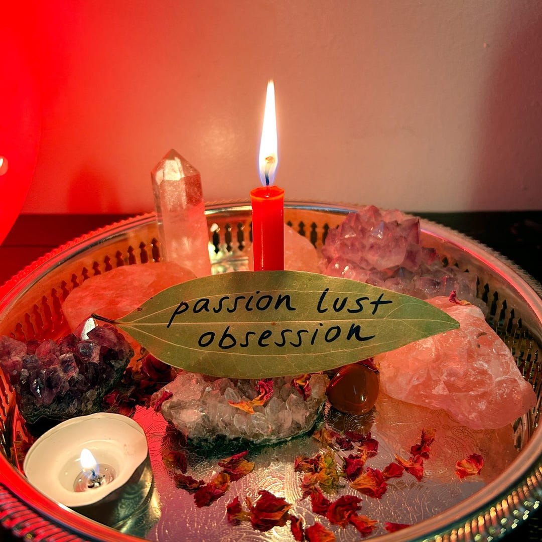 Boosted Passion, Lust, Obsession Candle Burning Ritual - Personalised ...