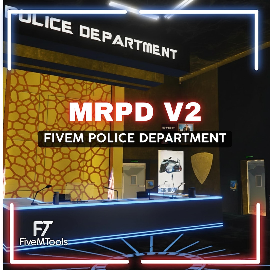 MRPD V2 Police Department | Fivem MLO | Optimized Interior for Roleplay ...