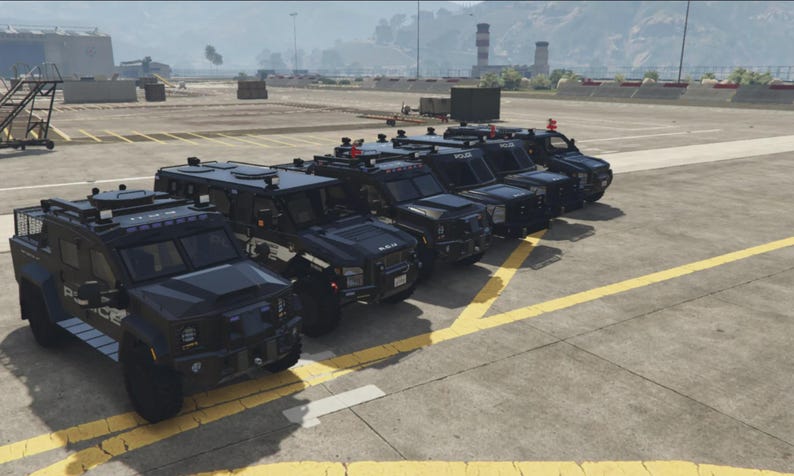 Fivem SWAT Response Pack | Armored Bulletproof Vehicles | Police Car ...