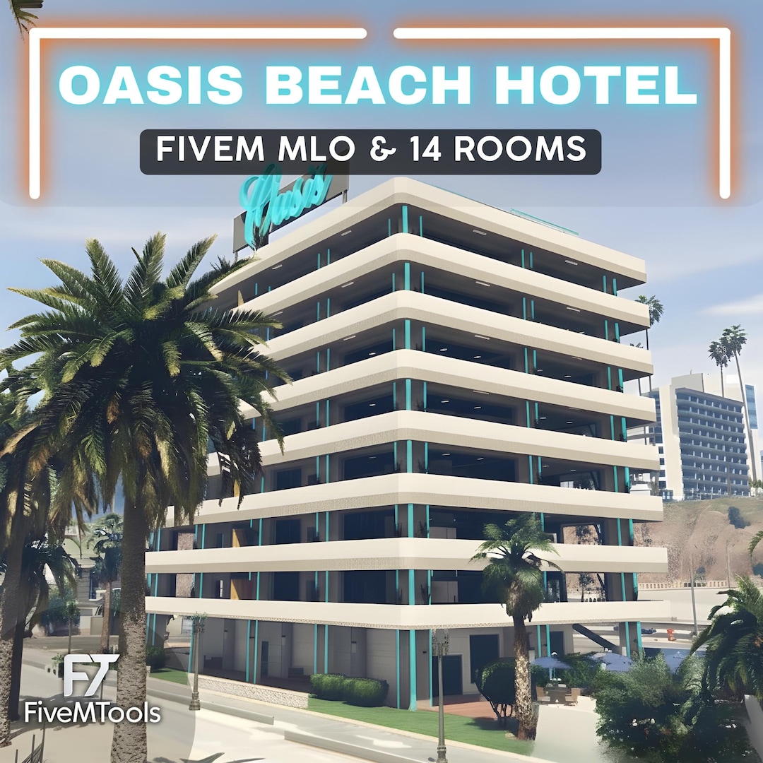 Fivem Oasis Beach Hotel MLO | 14 Room Hotel Interior | Business Mlo ...