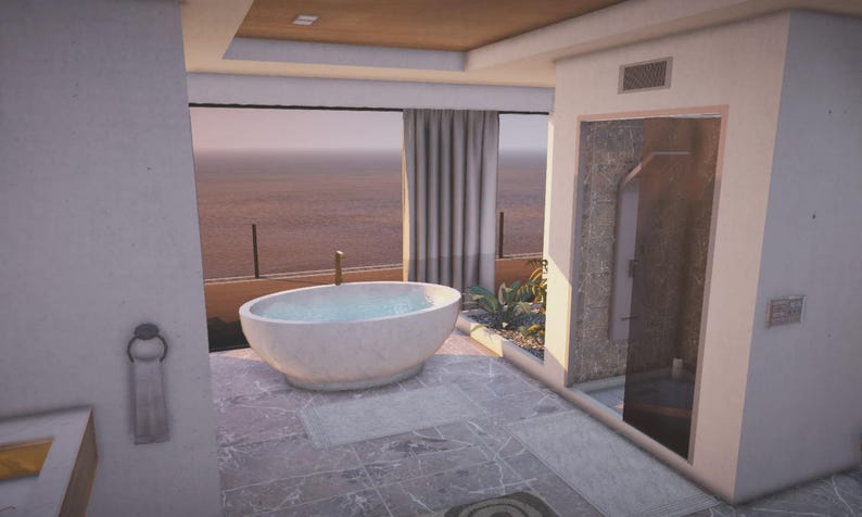 Fivem New Beach Mansion MLO | Oceanfront Luxury Villa | Modern Pool ...