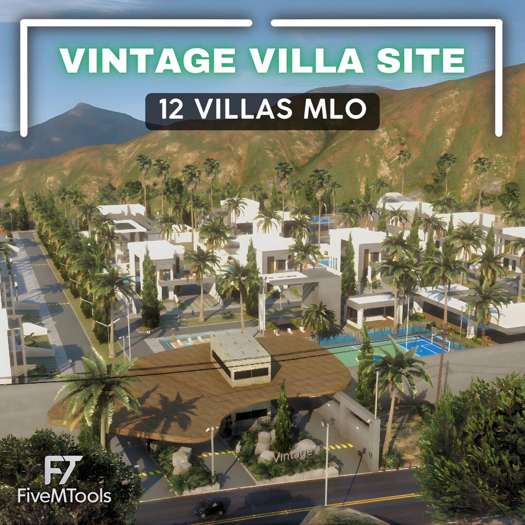 Vintage Villa Website MLO für FiveM | 12 Luxusvillen | Soziale Bereiche ...