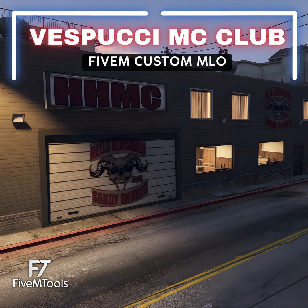 Fivem Vespucci MC Club MLO | Motorcycle Clubhouse Interior | Custom RP ...
