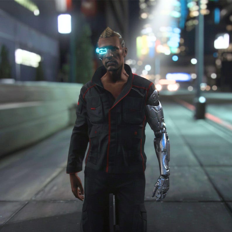 Fivem Cyber Human Ped | Futuristic Character Mod | Customizable Robotic ...