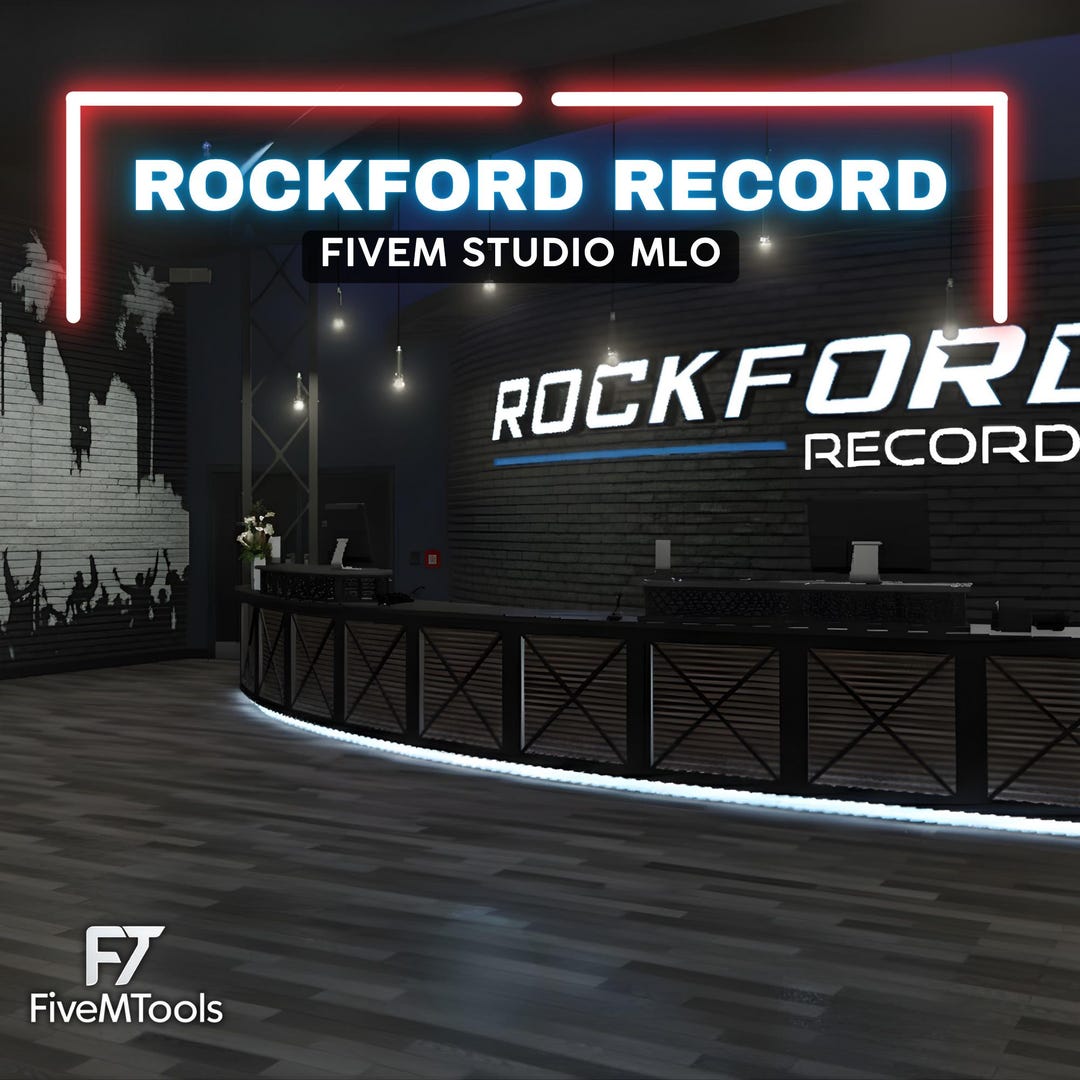 Rockford Record Studio MLO | Fivem Music & Production Building ...