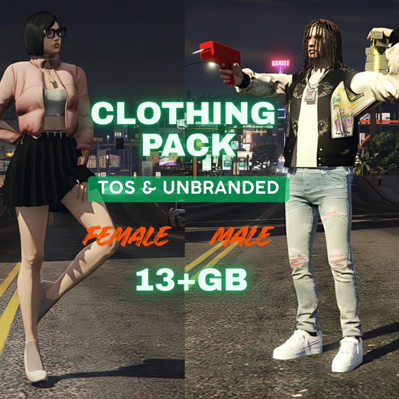 Fivem Female Clothing Packs - Etsy
