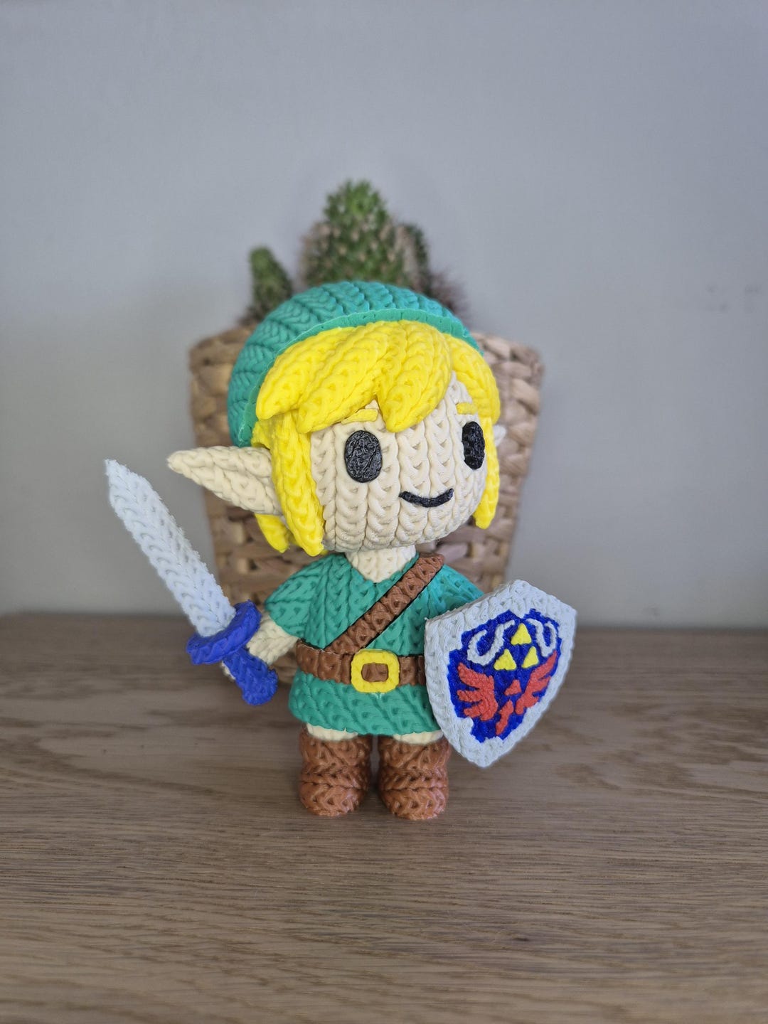 Zelda Inspired 3D Printed Figure – Gamer Desk Decor – Geek Gift for ...