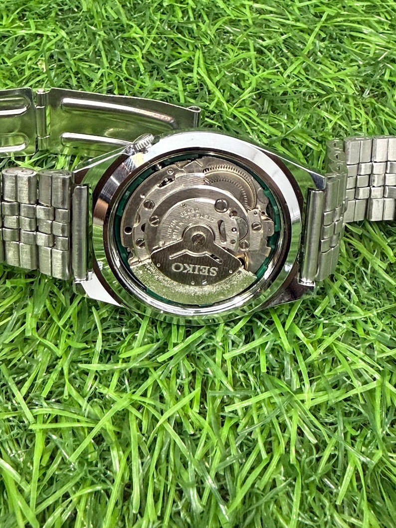 Vintage Seiko 5 Automatic Men Steel 17 Jewels Day Date Japanese ...