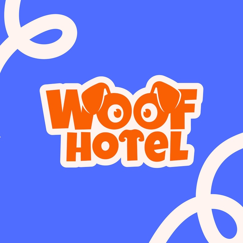 Premade Pet Branding Logo for Dog Hotels and Boarding - Etsy