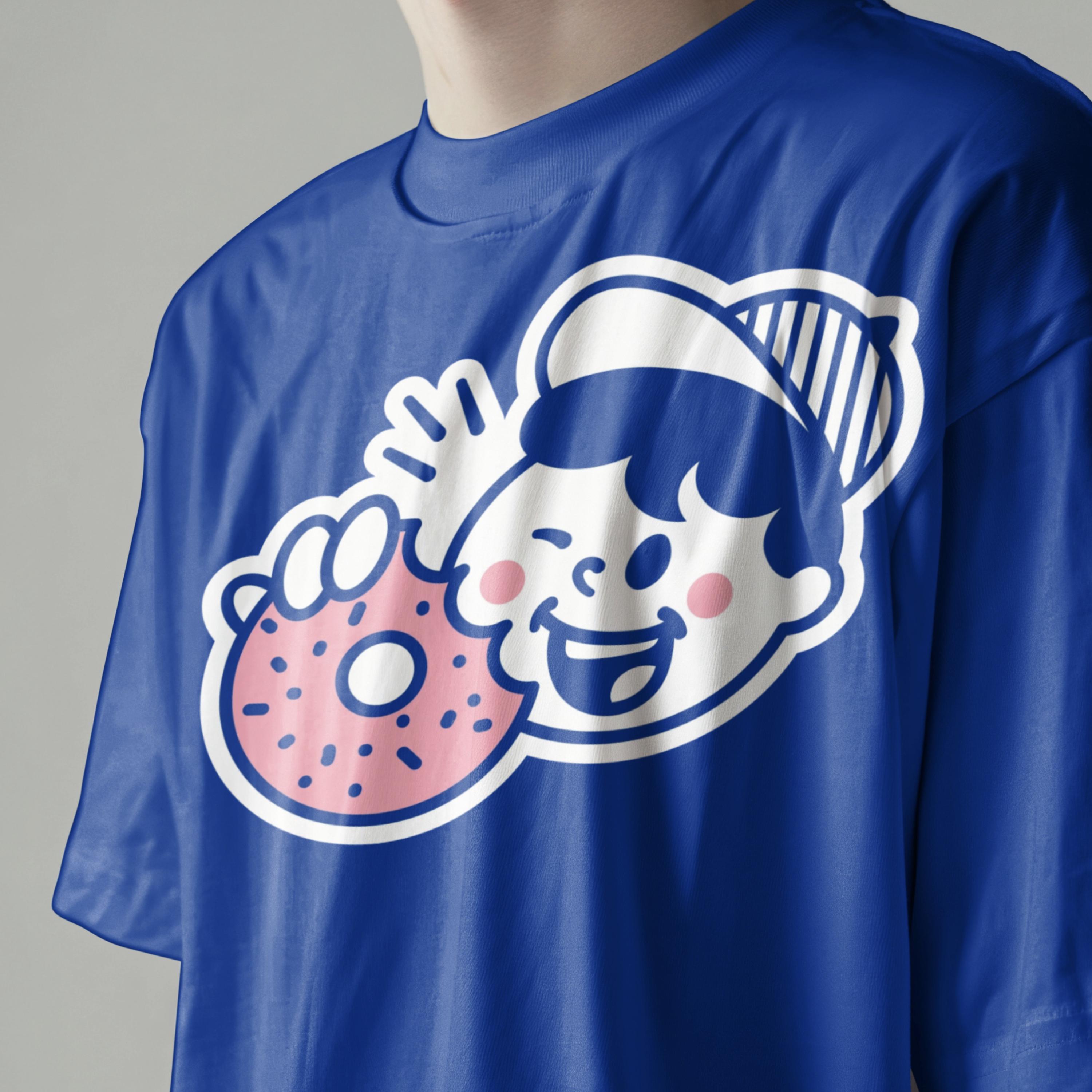 Premade Bakery Mascot Logo – Donut Character Branding for Cafe, Pastry ...