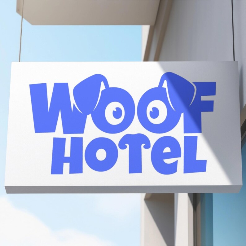 Premade Pet Branding Logo for Dog Hotels and Boarding - Etsy