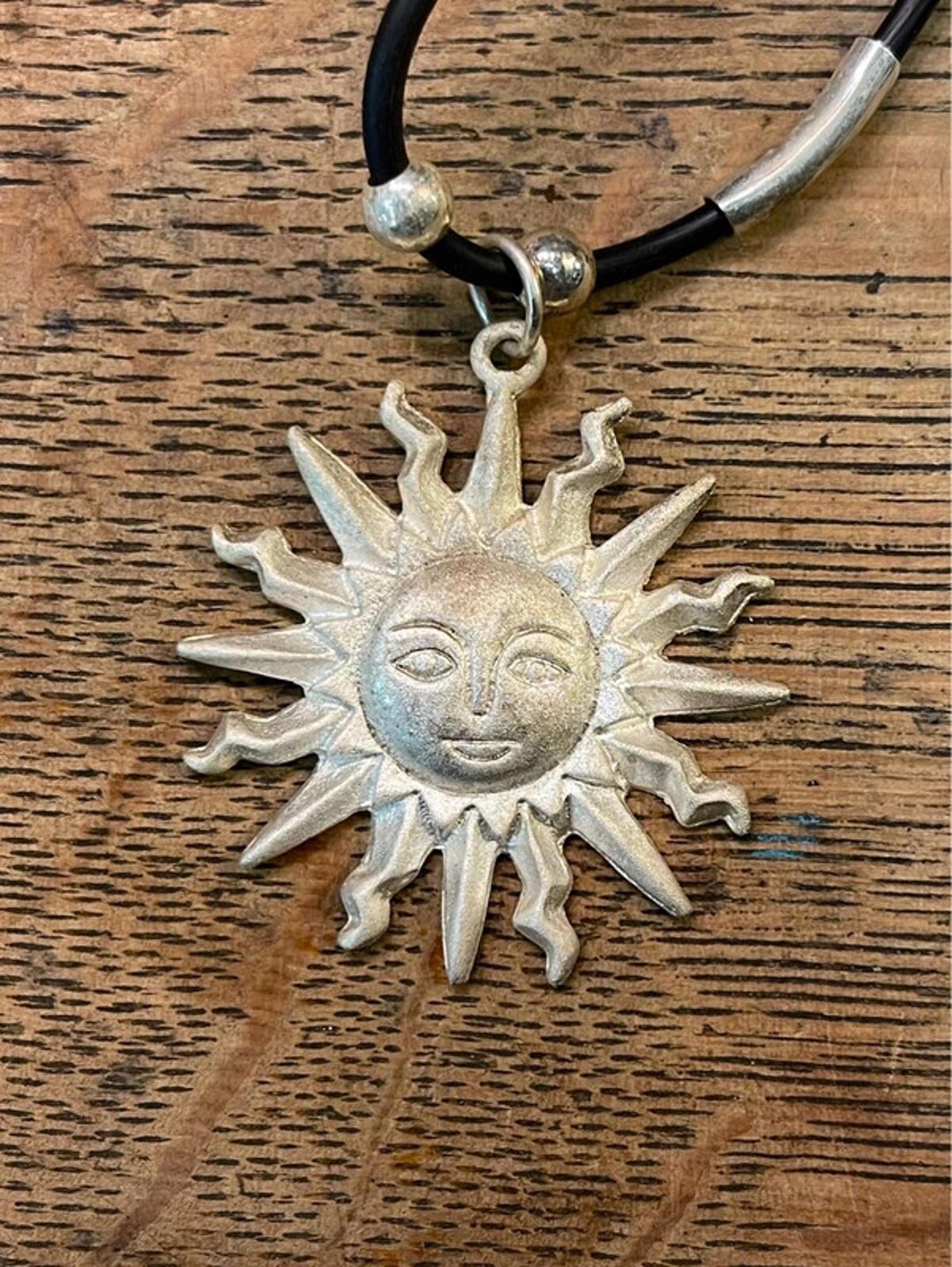 Original Vintage 1960’s Sun Face Pendant Hippy Psychedelic - Etsy
