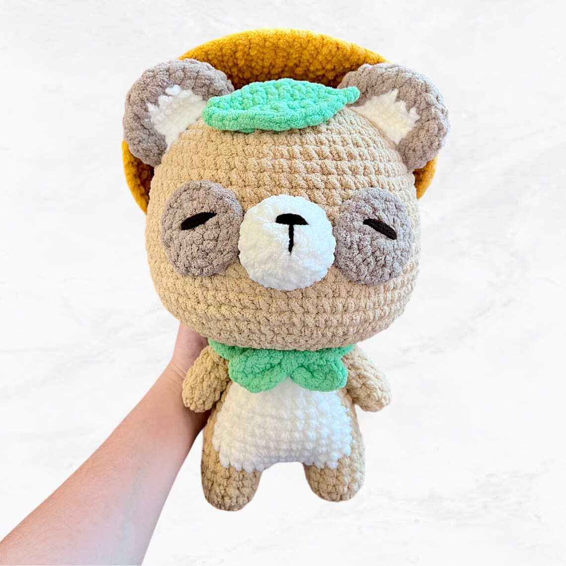 Tanuki Raccoon Crochet Pattern: Amigurumi DIY Project (PDF Download) - Etsy