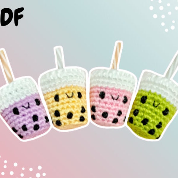 Crochet Boba Plush Patterns - Etsy