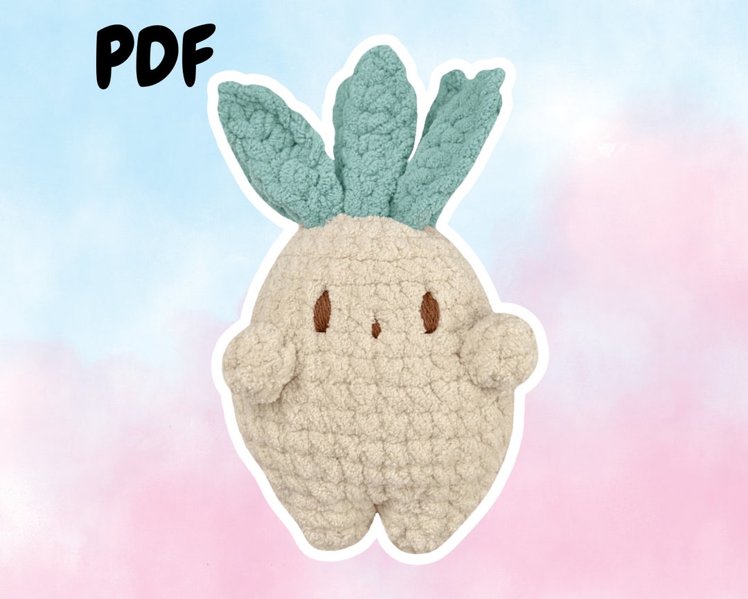 Mandrake Plant Plushie - Pitachan Crochet Pattern - Instant PDF ...