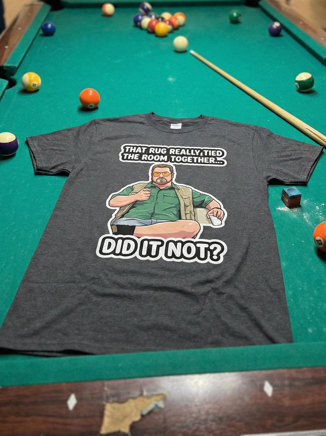 The Big Lebowski, Walter Sobchak Caricature T-shirt, John Goodman ...