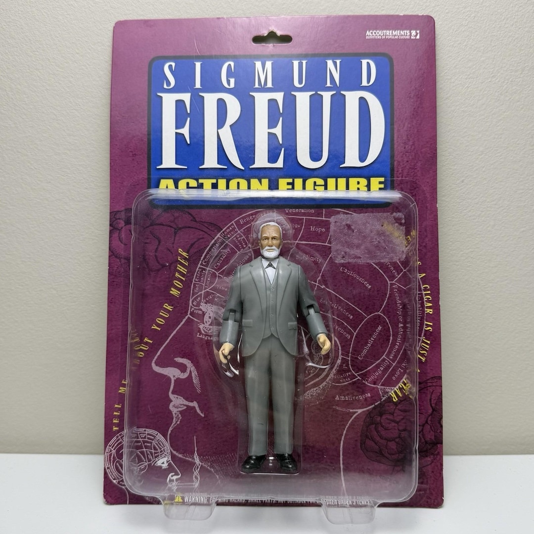Vintage Y2K Accoutrements Sigmund Freud Action Figure 2002 Neu ...