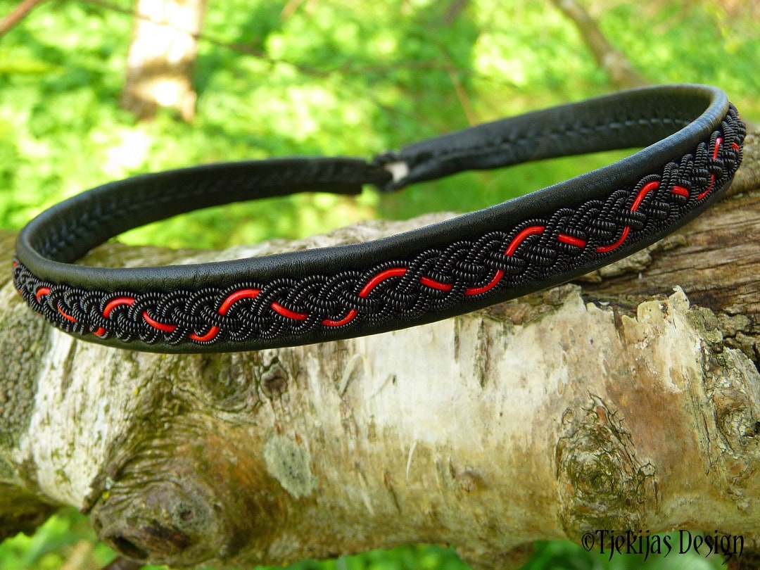 Sámi Choker | Pagan Gothic Necklace | Reindeer Leather Collar ...