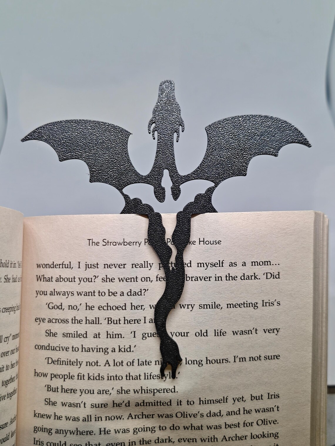 Fourth Wing Dragon Custom Bookmark Plastic - Etsy