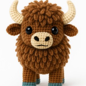 Buffalo Amigurumi Crochet Pattern – Beginner Friendly Plush Toy (PDF ...