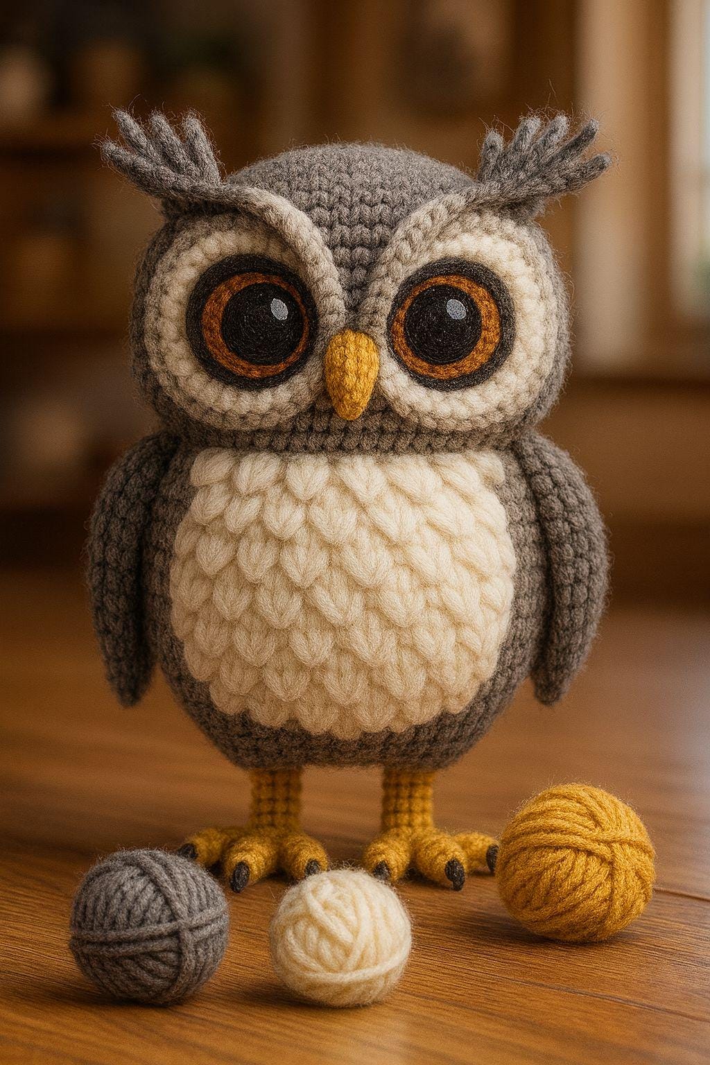 Owl Crochet Pattern • Simple Amigurumi Bird Tutorial (PDF Download) - Etsy