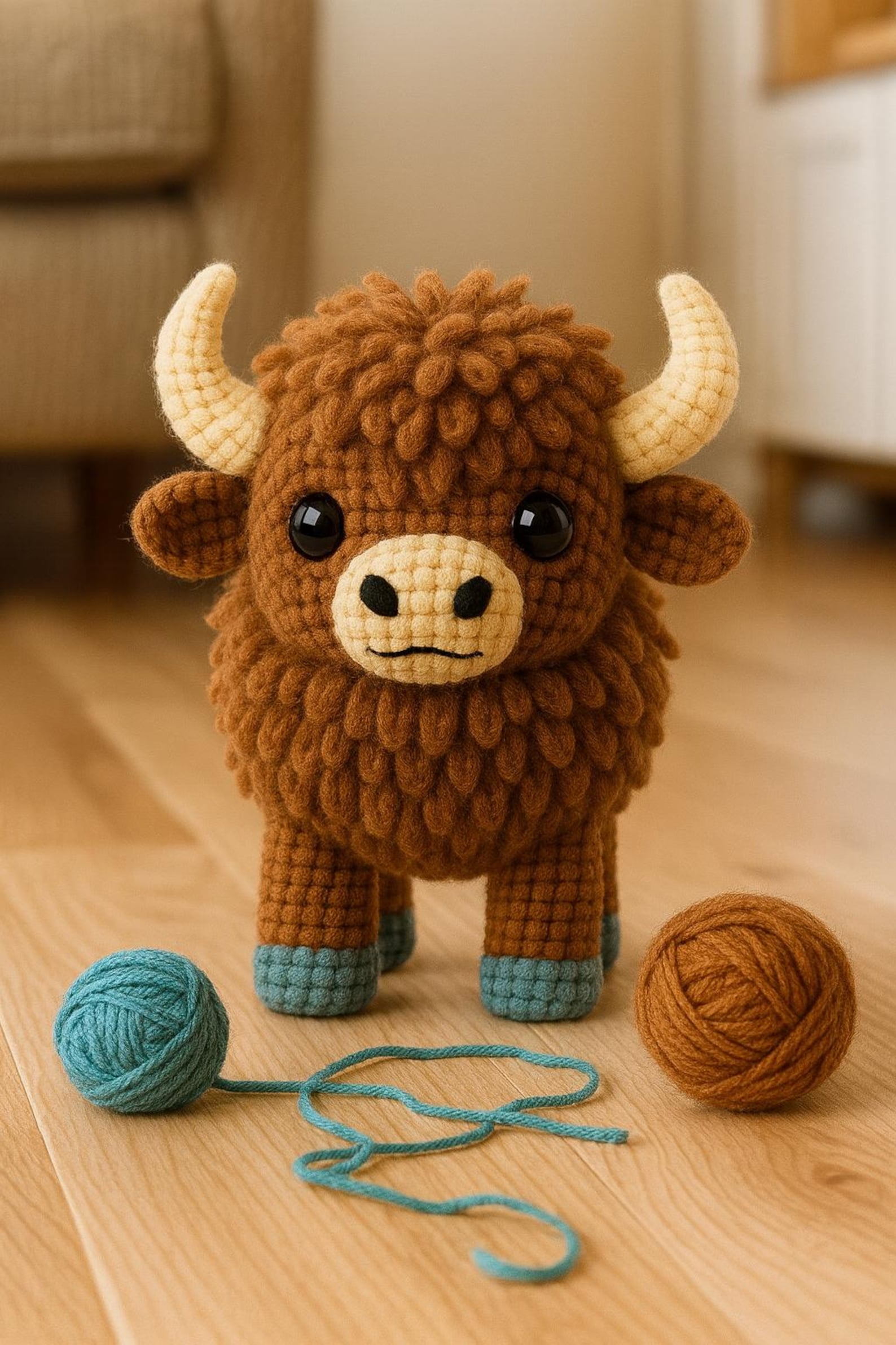Buffalo Amigurumi Crochet Pattern – Beginner Friendly Plush Toy (PDF ...