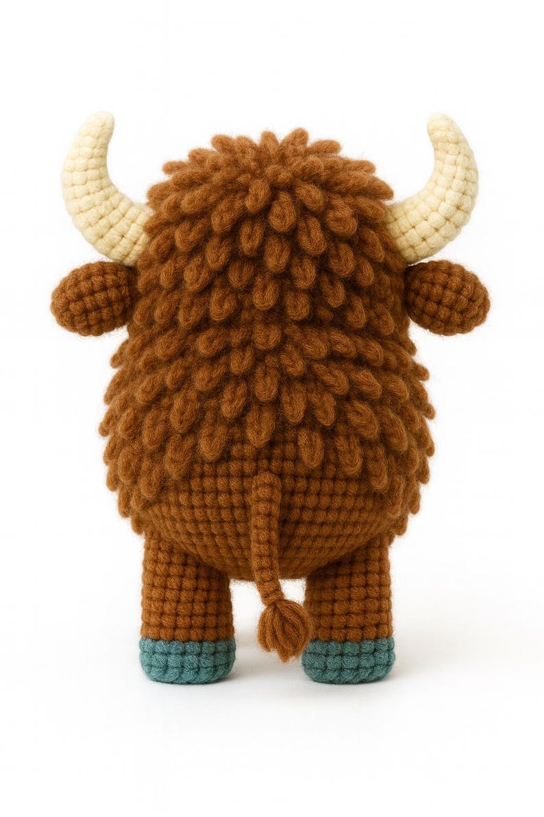 Buffalo Amigurumi Crochet Pattern – Beginner Friendly Plush Toy (PDF ...