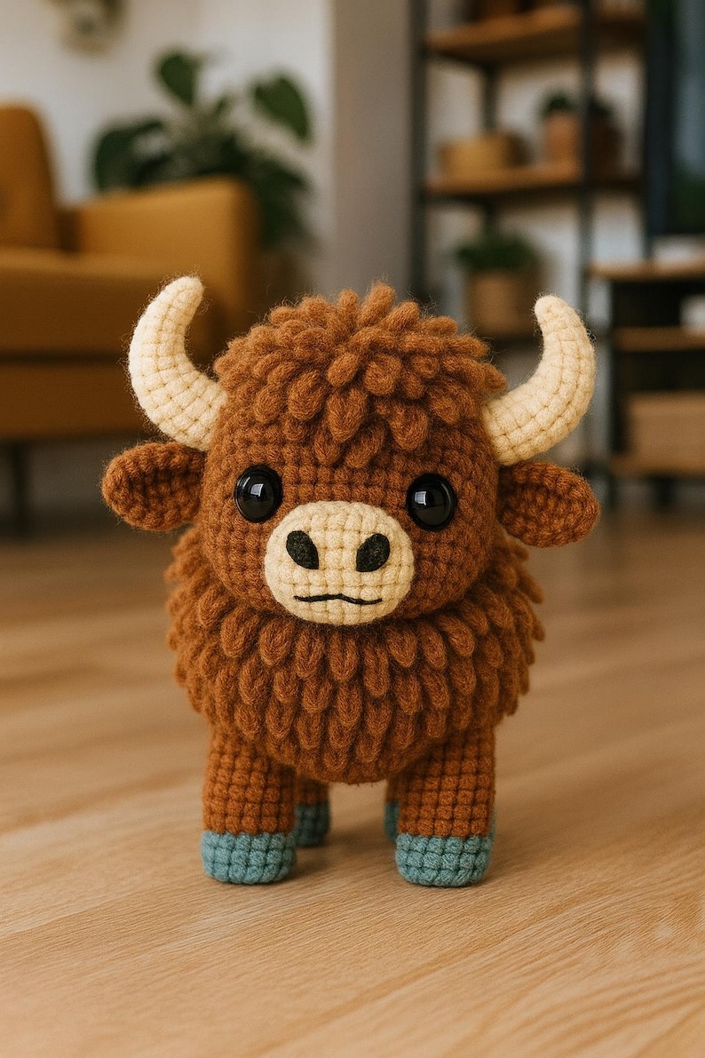 Buffalo Amigurumi Crochet Pattern – Beginner Friendly Plush Toy (PDF ...