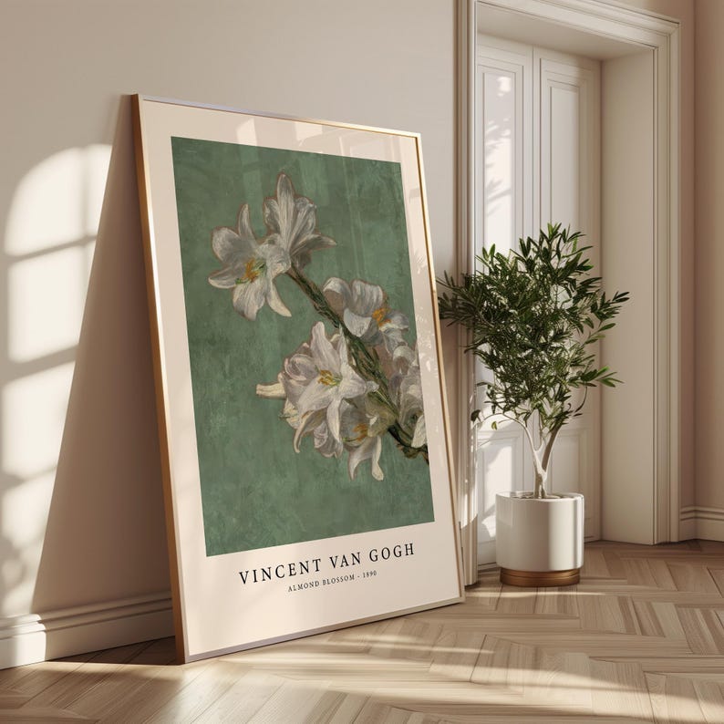 Van Gogh Almond Blossom Printable, Post Impressionist Art, Classic ...