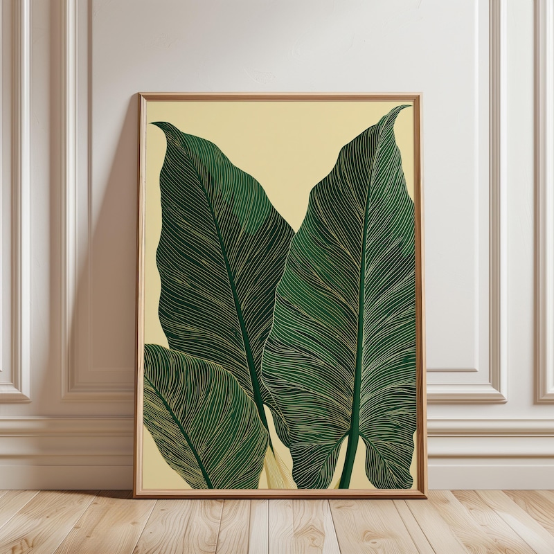 Jungle Plants Poster - Etsy
