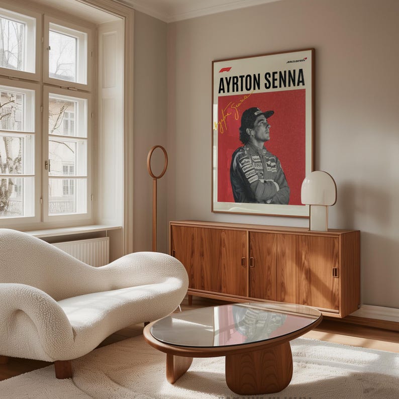 Ayrton Senna Formula One Printable, Mclaren Motorsport Artwork, F1 ...