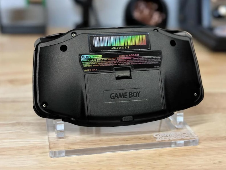 Custom Game Boy Advance – Retro Glow Ips Backlit Screen | Osd Controls ...