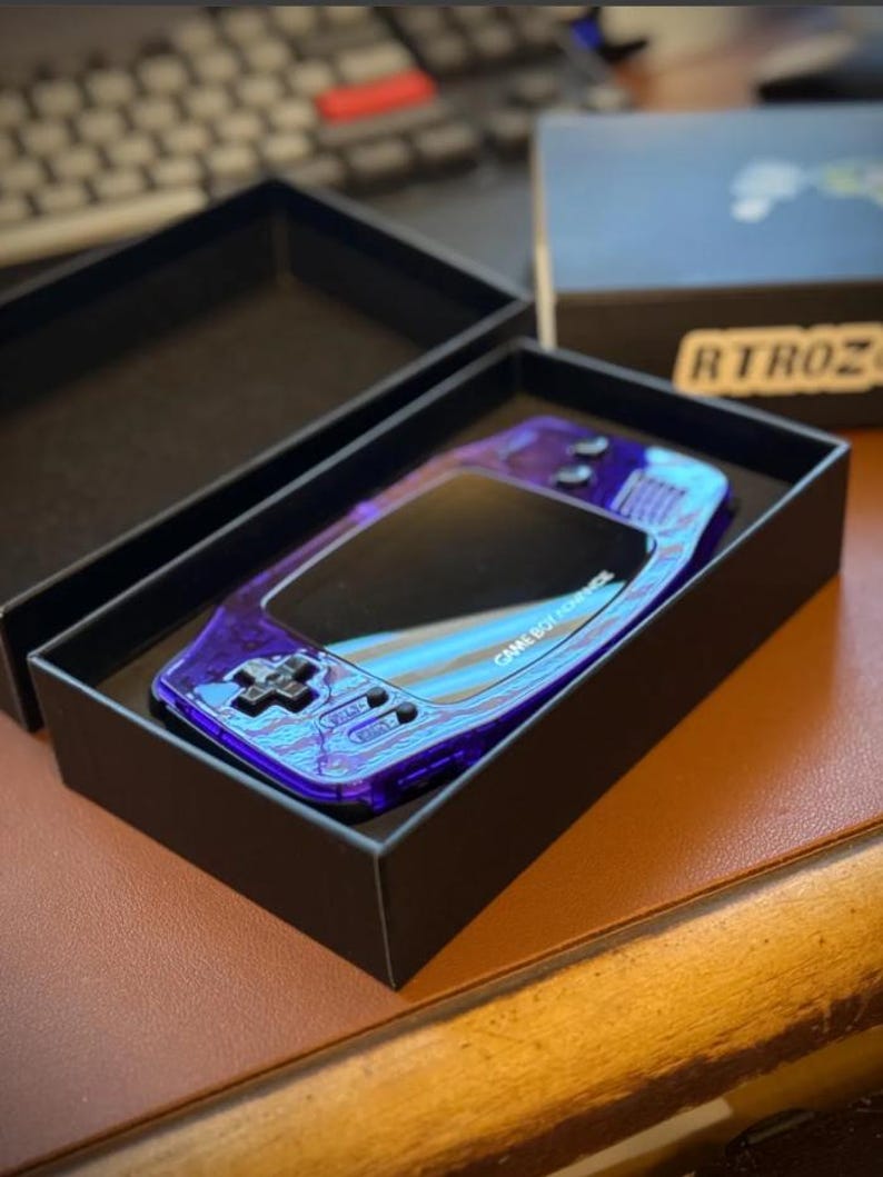 Custom Game Boy Advance – Retro Glow Ips Backlit Screen | Osd Controls ...