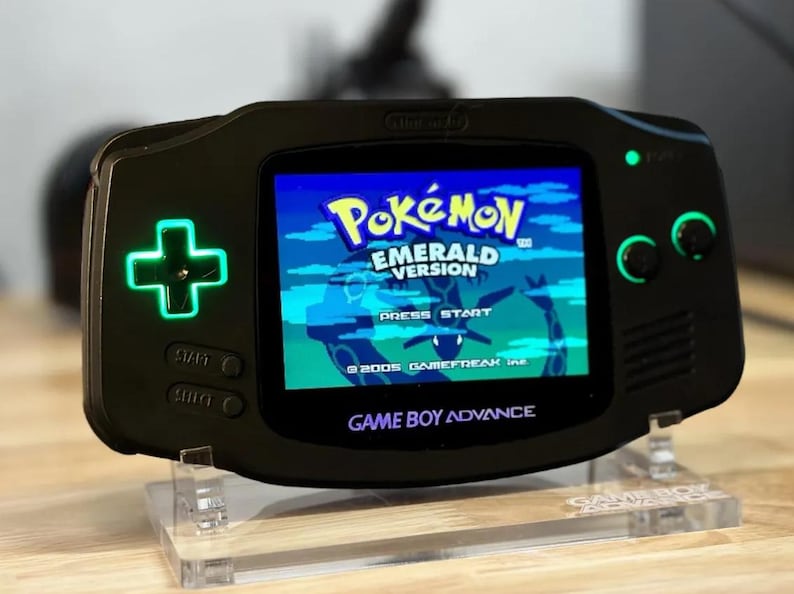 Custom Game Boy Advance – Retro Glow Ips Backlit Screen | Osd Controls ...