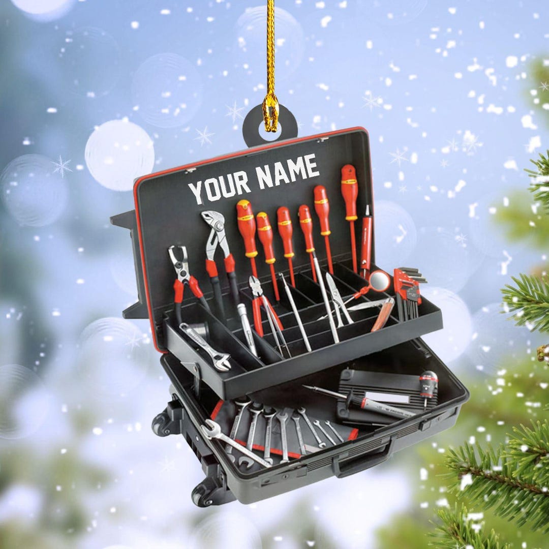 Personalized Car Mechanic Ornament – Christmas Decoration for Tool ...
